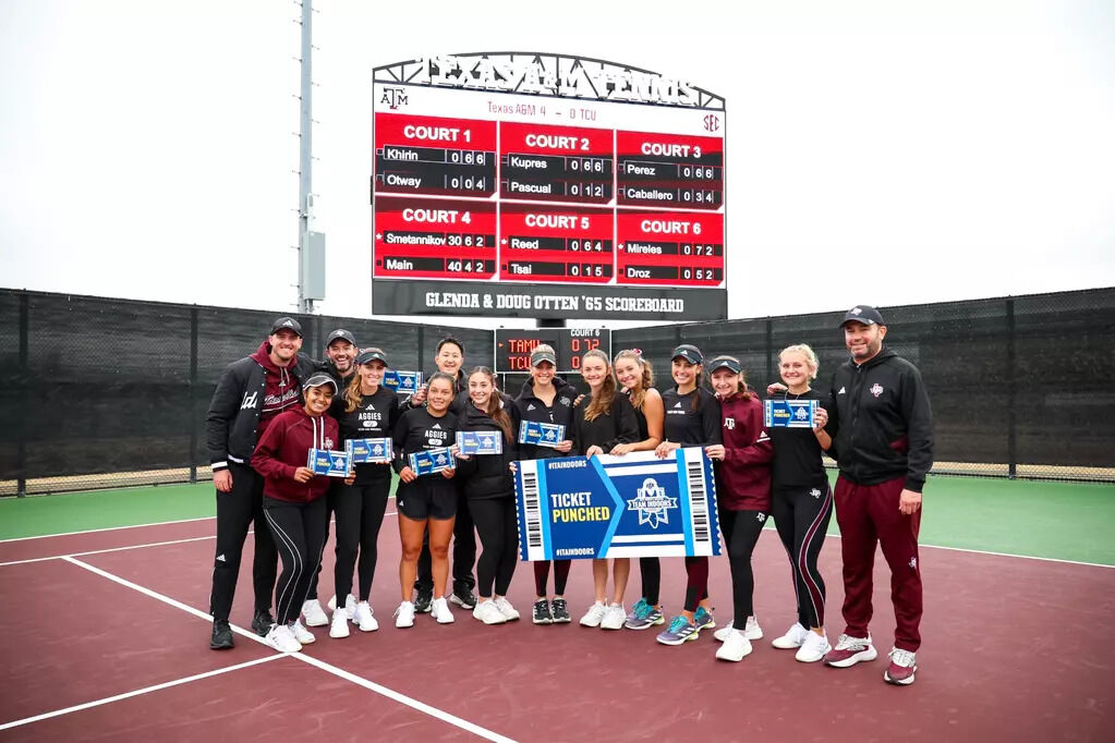 Second-ranked A&M beats TCU during ITA Kickoff Weekend
