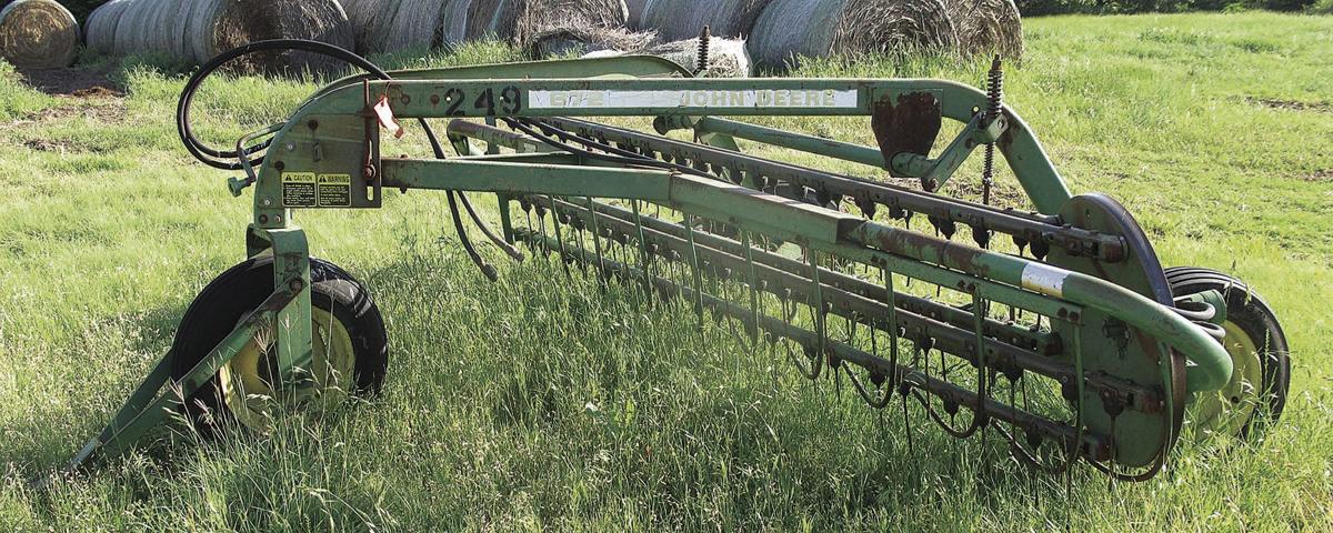 Hay rakes can help build better firebreaks