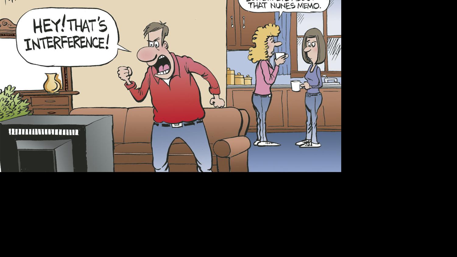 Bruce Plante Cartoon: Interference | Cartoons | theeagle.com