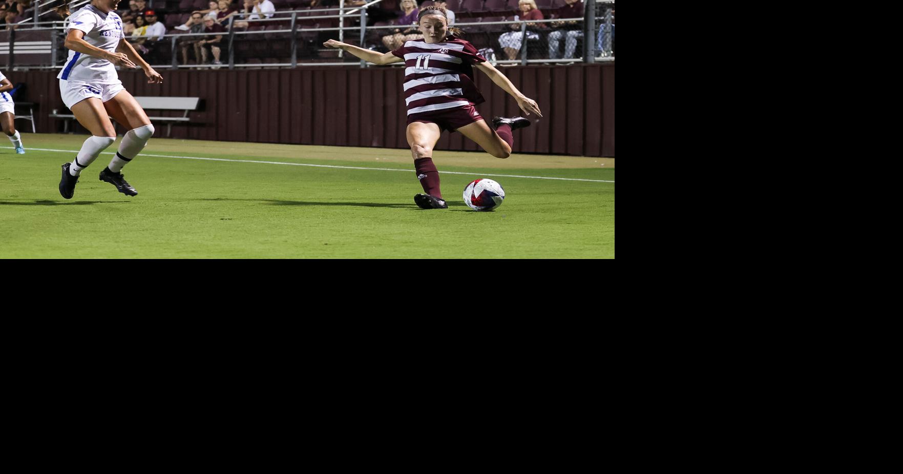 Kate Colvin's bloody-faced goal give Texas A&M soccer team a tie with ...