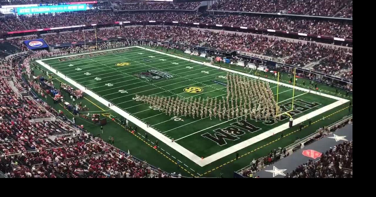 Time-lapse of Aggie Band’s halftime performance vs. Arkansas