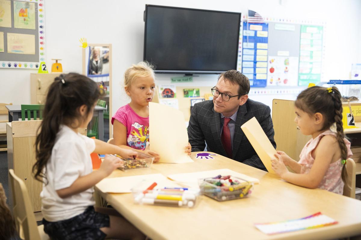 Texas Education Commissioner Mike Morath tours Charlotte Sharp Children ...
