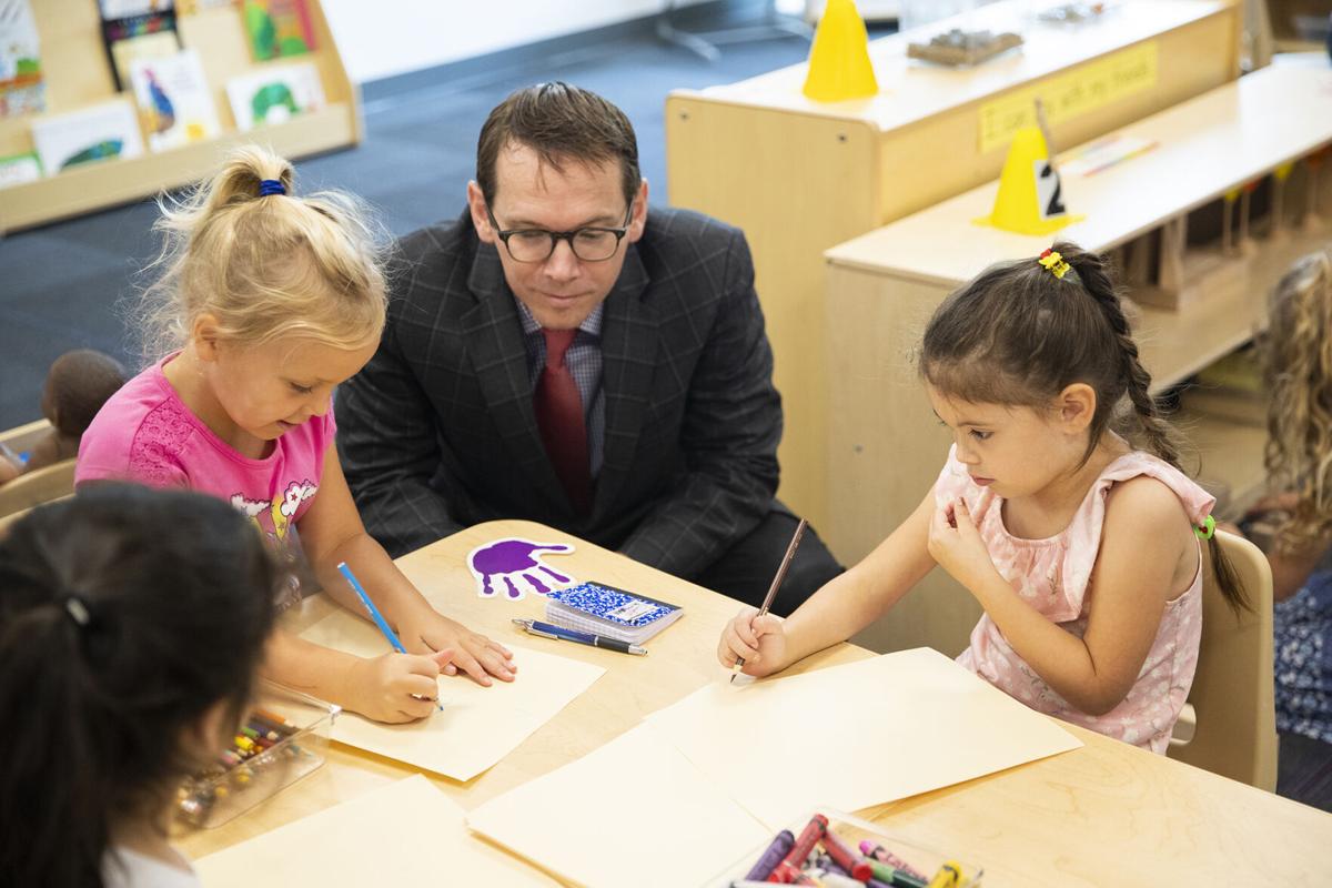 Texas Education Commissioner Mike Morath tours Charlotte Sharp Children ...