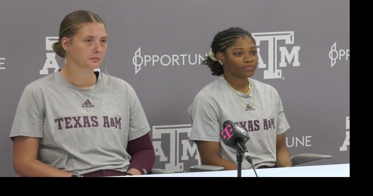 Watch: Trisha Ford, Texas A&M softball players discuss upcoming week