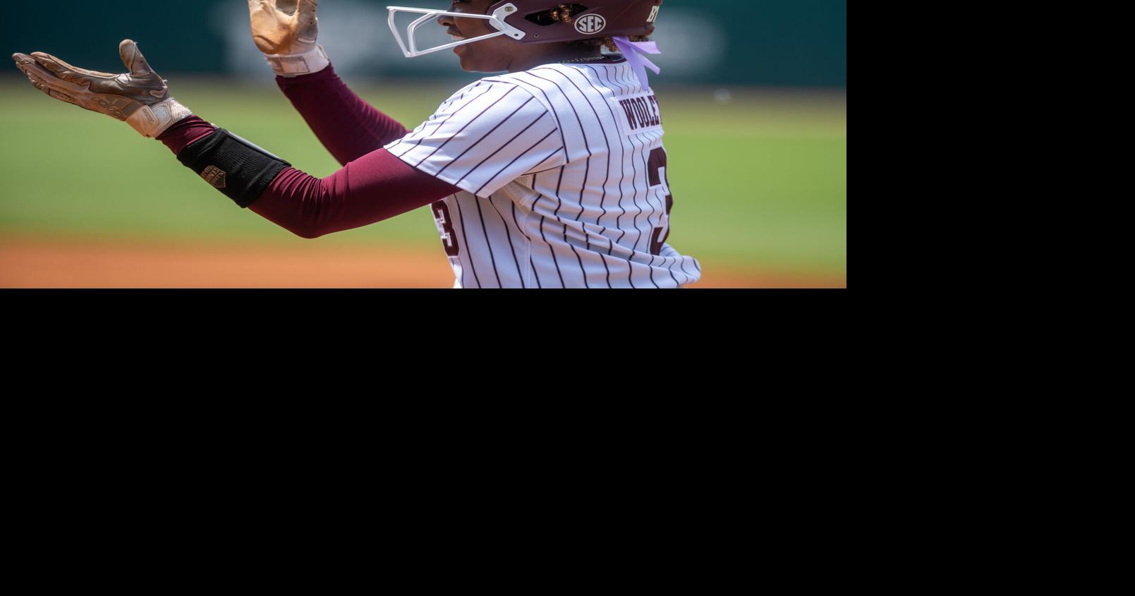 Aggie softball team takes care of business and heads to UT