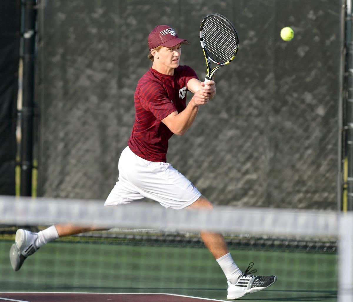 Aggie men's tennis team drops season opener to TCU
