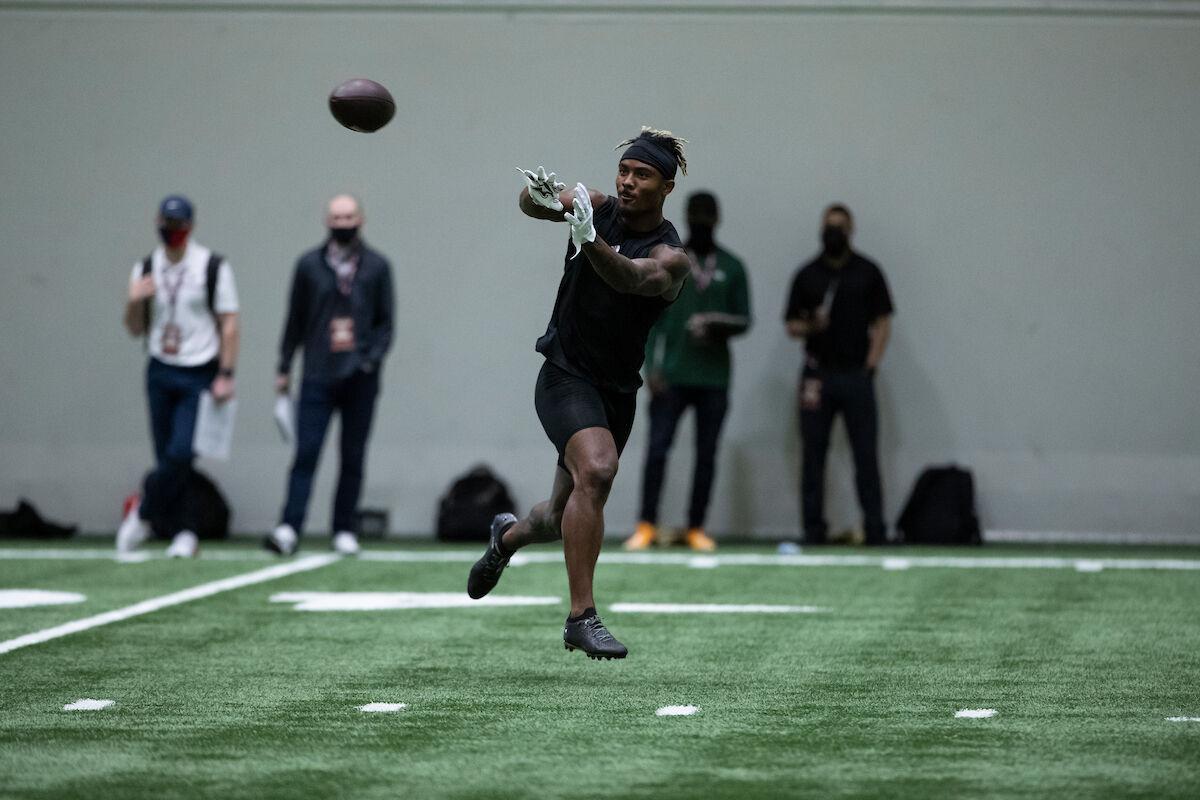 Jhamon Ausbon, Anthony Hines III return to Texas A&M for NFL pro day