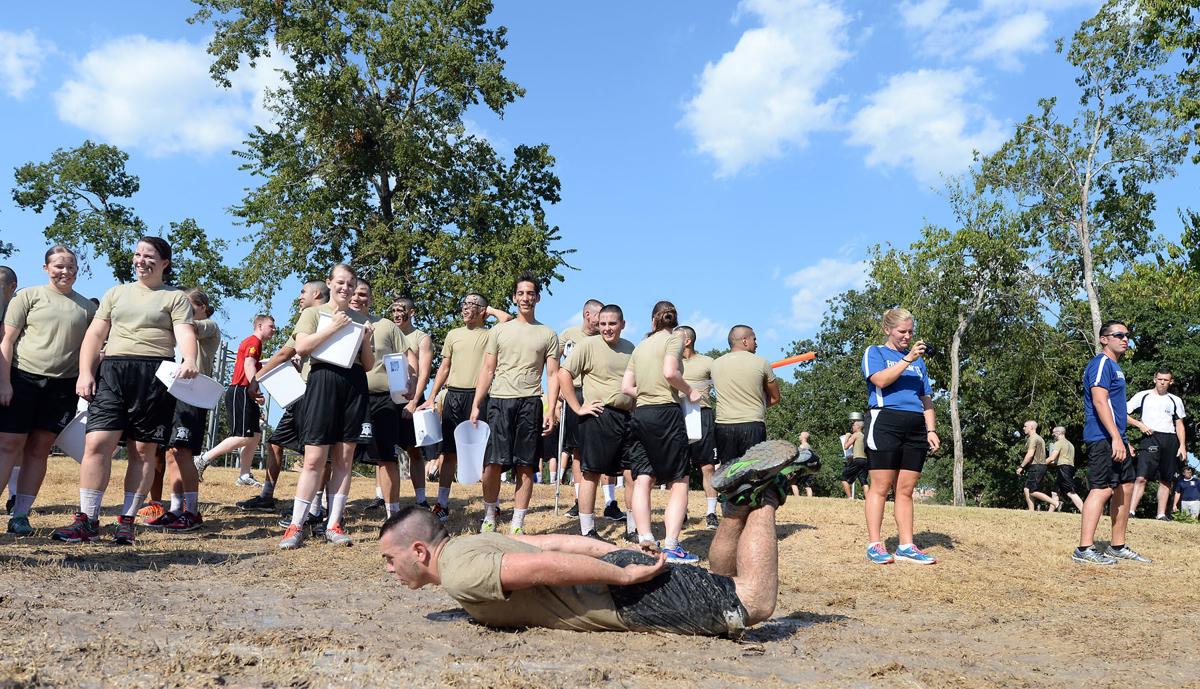 Texas A&M Corps of Cadets 'fish' blow off steam at annual water fight ...