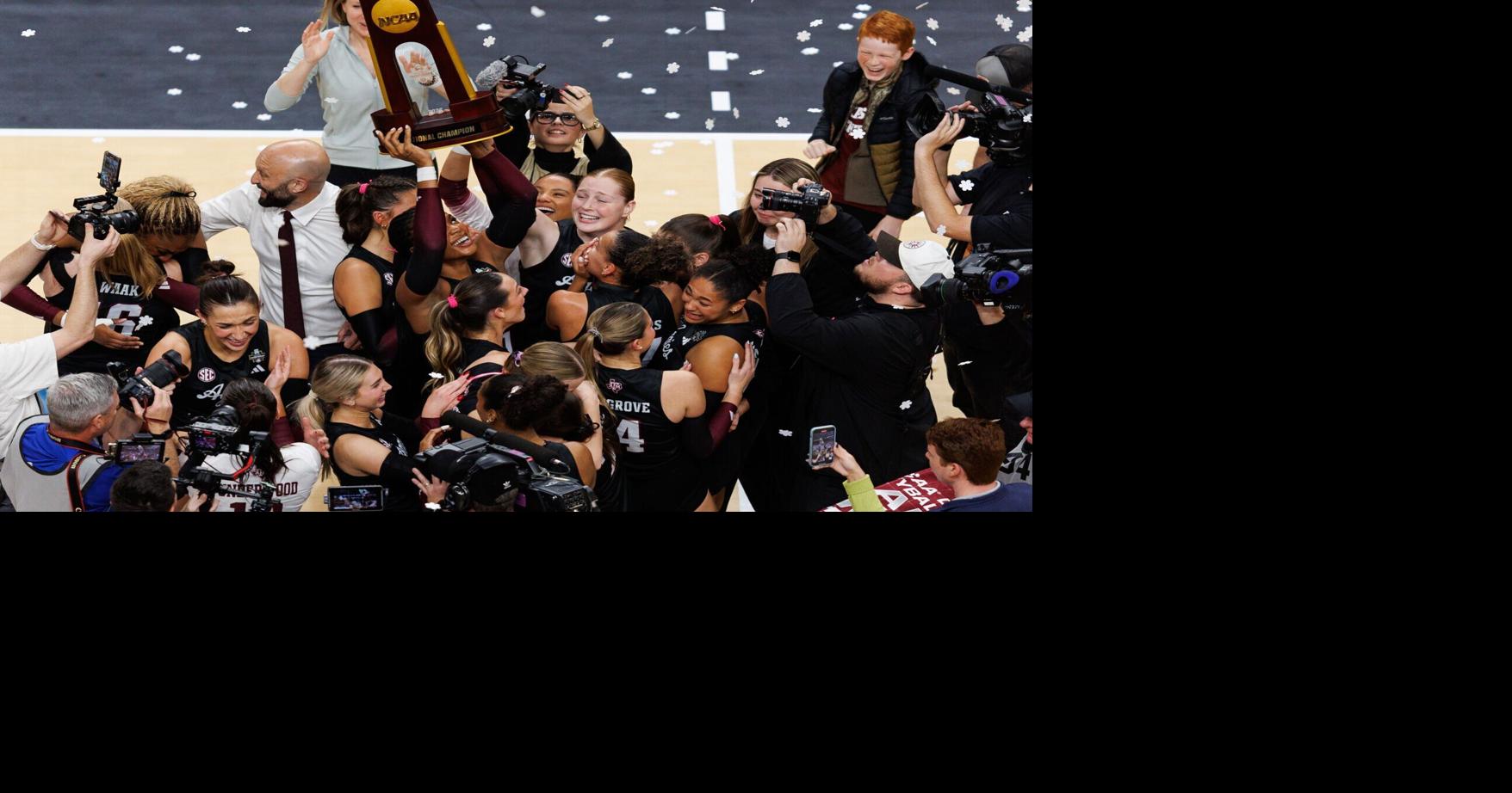 The Eagle's 2025 Top 10 Sports Stories, No. 2: A&M volleyball wins ...