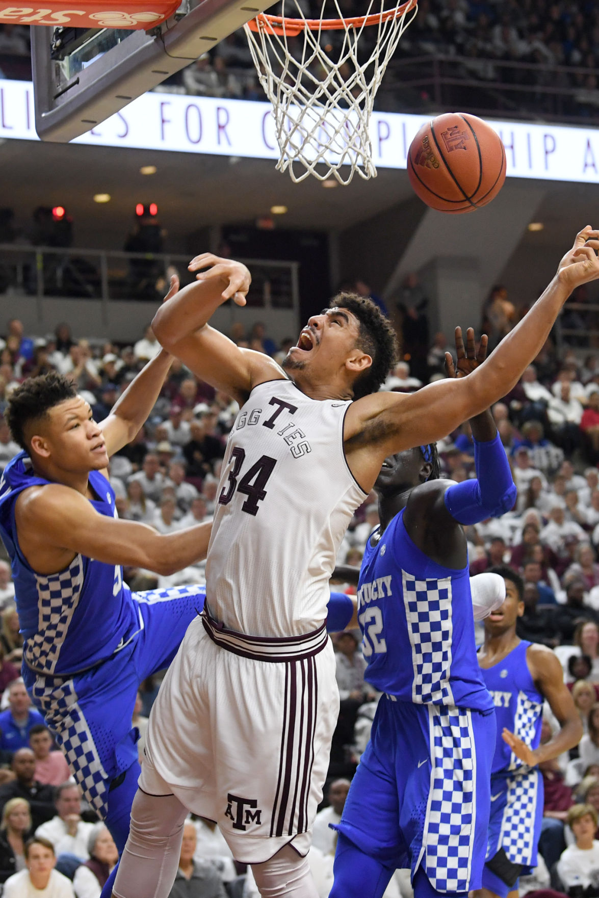 Aggie men's basketball team uses big second-half run to beat No. 24 ...