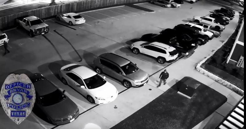 Bryan police release video in vehicular burglary case