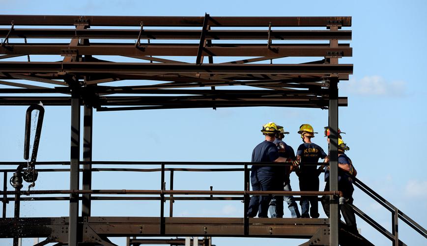 Firefighters show off skills at TEEX Municipal Fire School live ...
