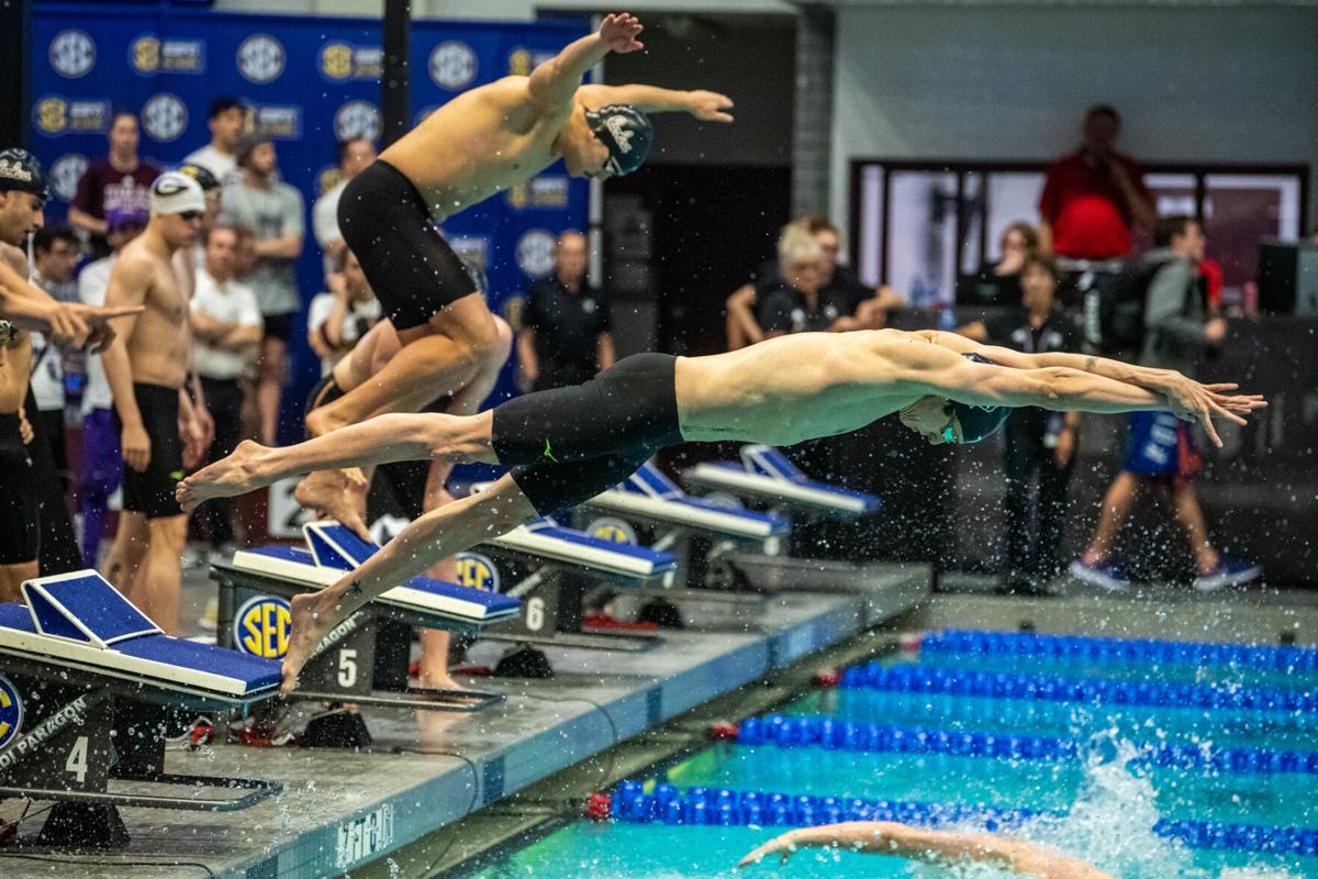 Texas A&M's Baylor Nelson wins men's 200 IM at SEC Swimming & Diving ...
