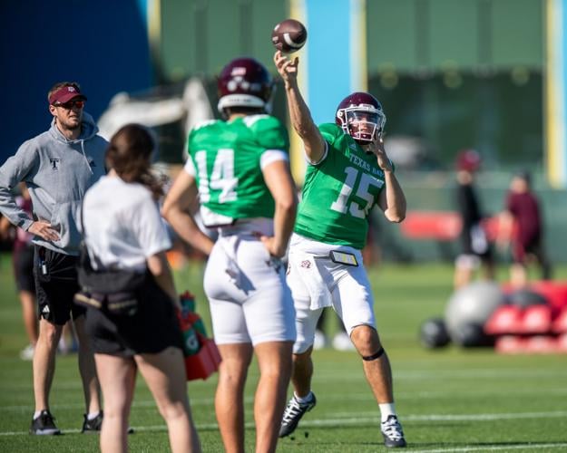 A&M QB Conner Weigman getting back in the groove