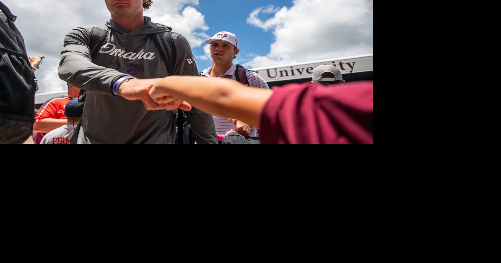 Photos of Texas A&M Baseball's Arrival in Aggieland