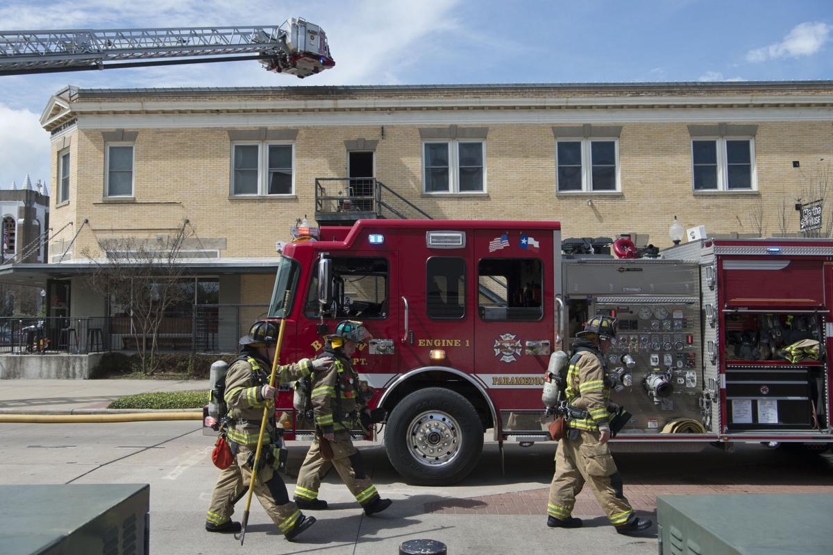 Fire in Downtown Bryan