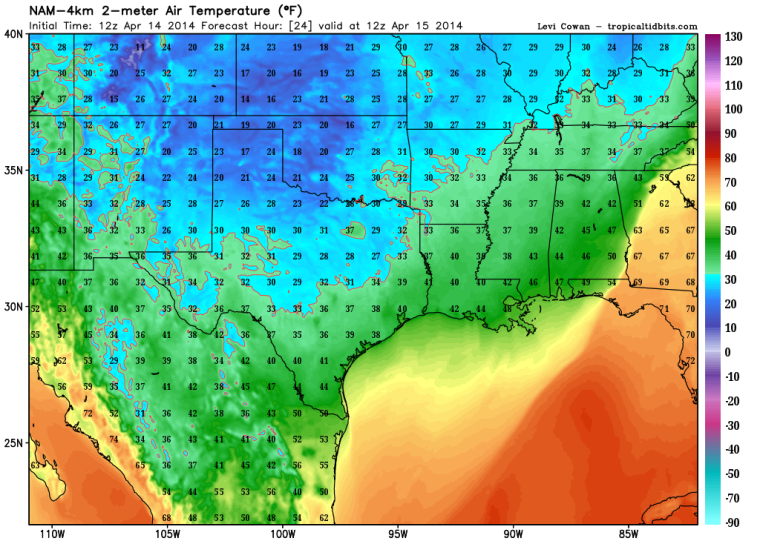 Record low temperatures possible tonight