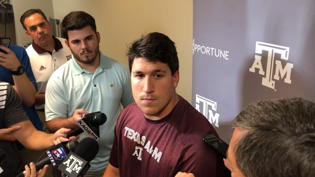 A&M lineman Hocker guarantees upset of No. 1 Clemson