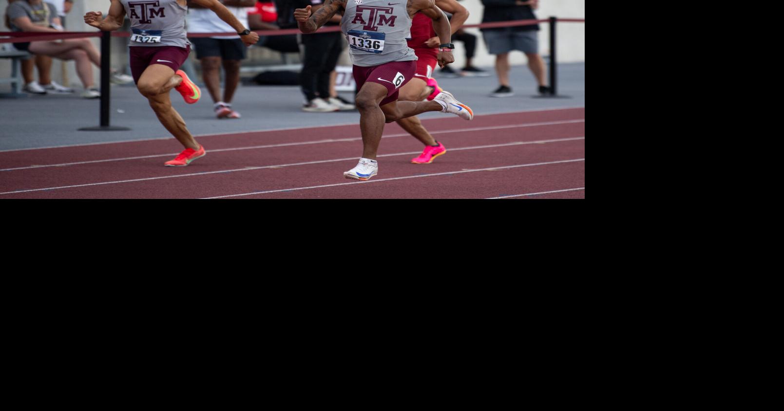 Texas A&M men's track & field fast in NCAA West first round