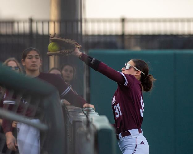 A&M softball's bats come alive late in season opener