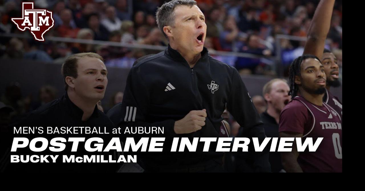 Auburn Postgame Interview: Bucky McMillan