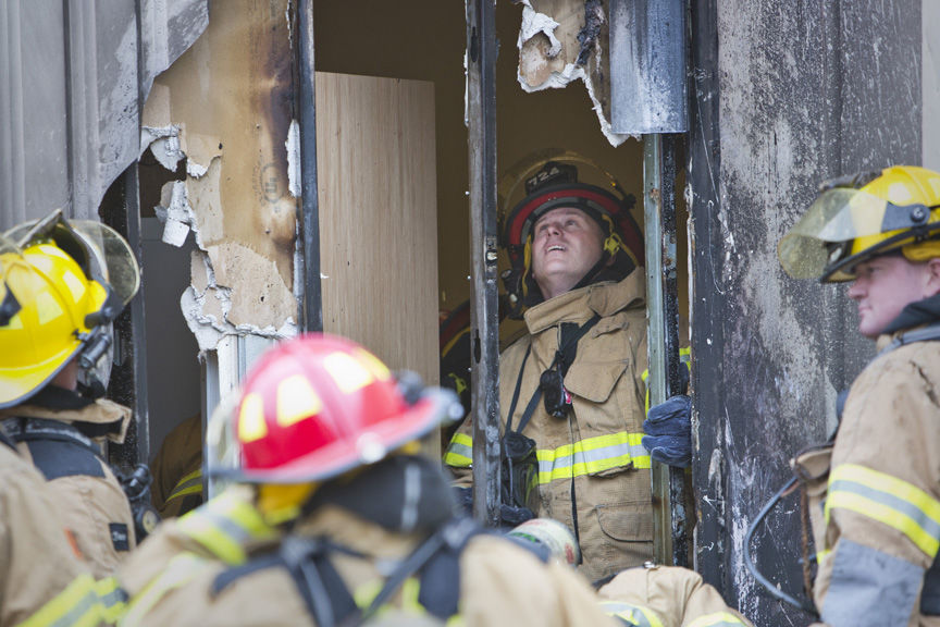 Tracking firefighters through the blaze