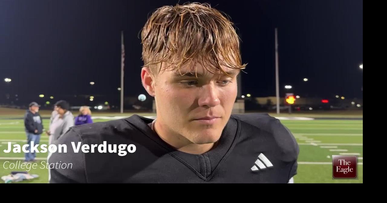 College Station's Verdugo talks after the area round win