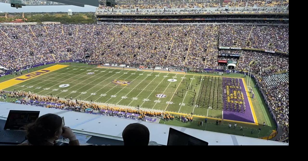 Watch: Fightin’ Texas Aggie Band marches at LSU