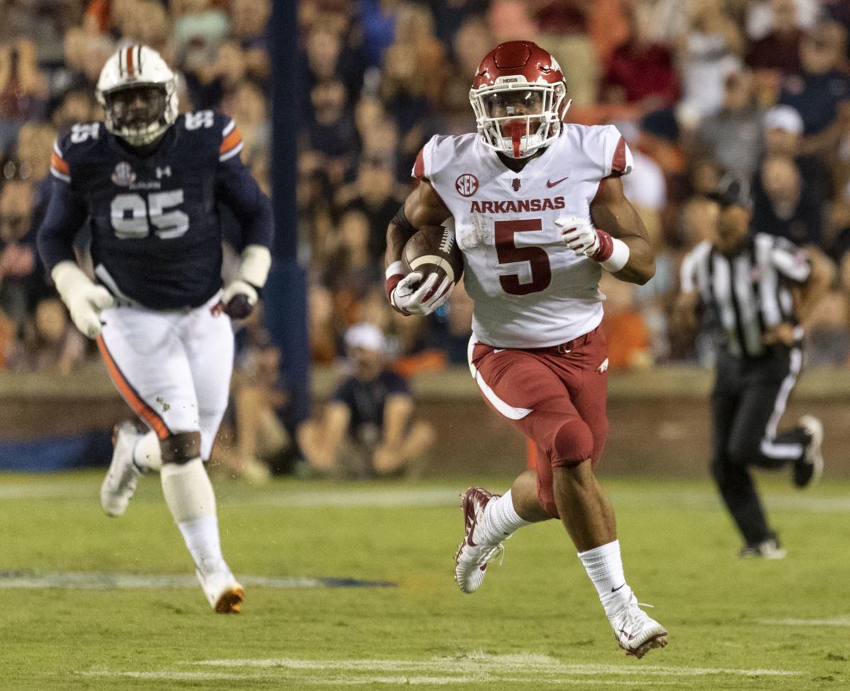 Former Texas A&M running back playing well at Arkansas