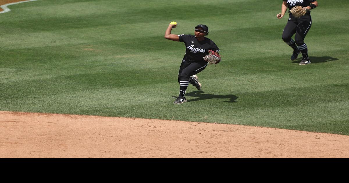 Aggie softball team bounces back from 2-1 loss to Longhorns for 4-2 win ...