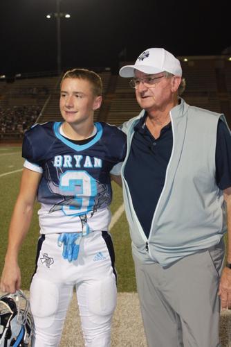 Bryan WR Hunter Vivaldi enjoying last season alongside grandfather ...