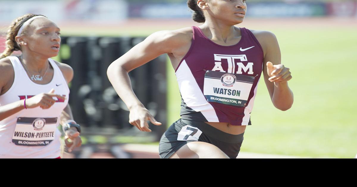 Texas A&M's Sammy Watson paces women’s 800 preliminaries at U.S. Juniors