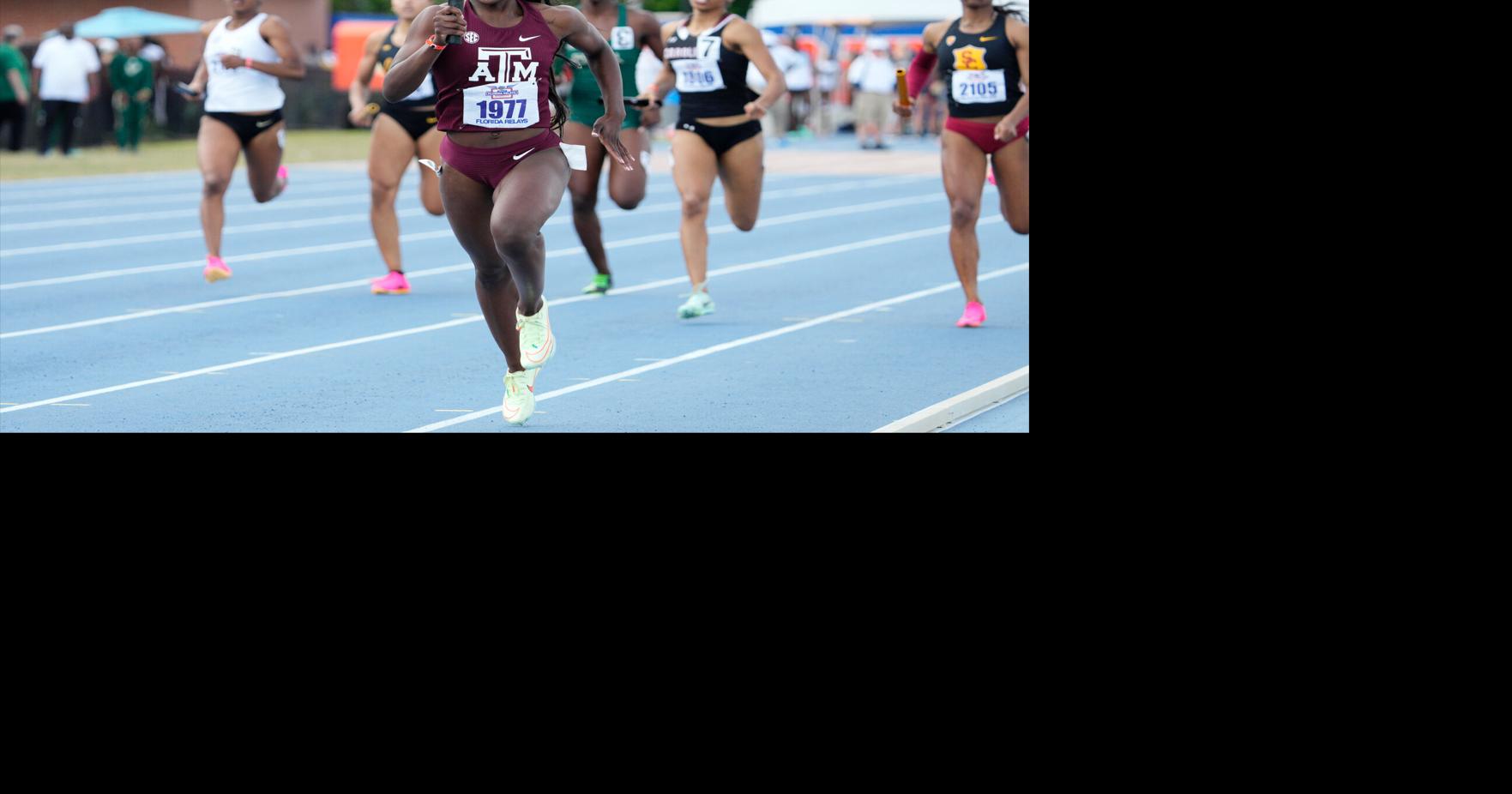 Texas A&M sprinter Jermaisha Arnold continues to push after leading ...