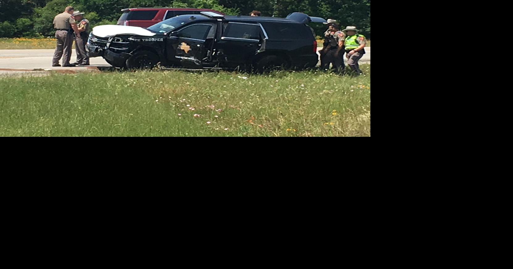 DPS troopers escape serious injury in two-vehicle accident