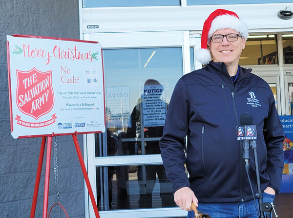 Our Neighbors: Bryan Mayor claims Salvation Army 'Ring-Off' prize