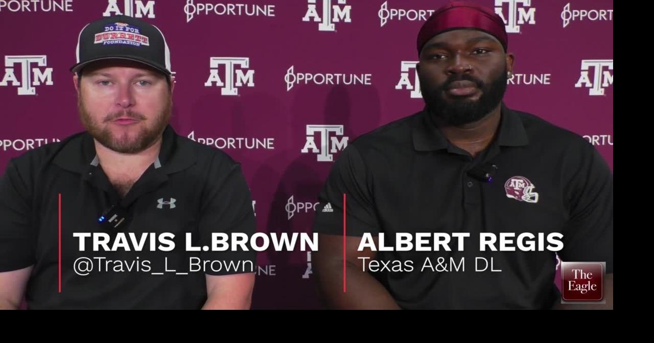 Pop quiz with Texas A&M defensive lineman Albert Regis