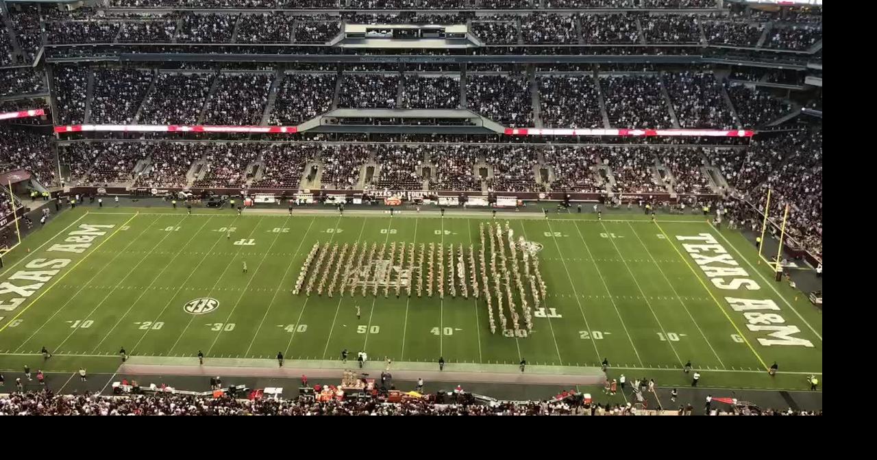 Watch: Time-lapse of the Fightin’ Texas Aggie Band’s halftime ...