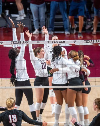 A&M volleyball team at Florida on Friday