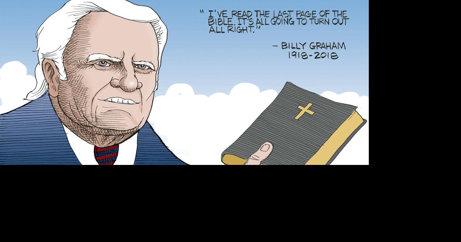 Bruce Plante Cartoon: Billy Graham