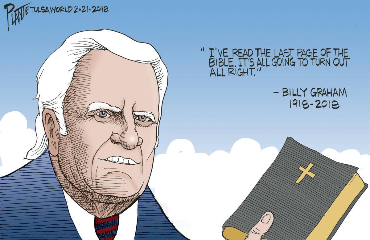 Bruce Plante Cartoon: Billy Graham