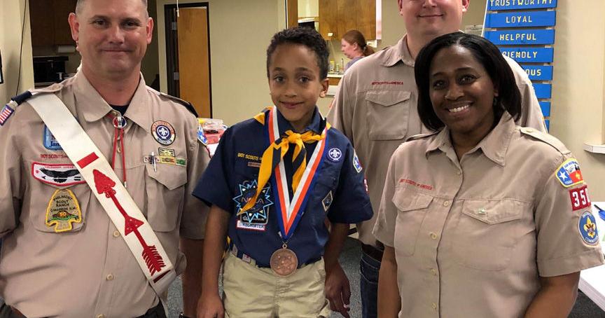 Bryan Cub Scout Roman Smith earns Supernova award