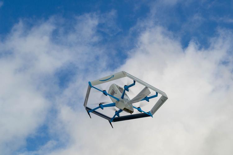 Amazon drone delivery in College Station