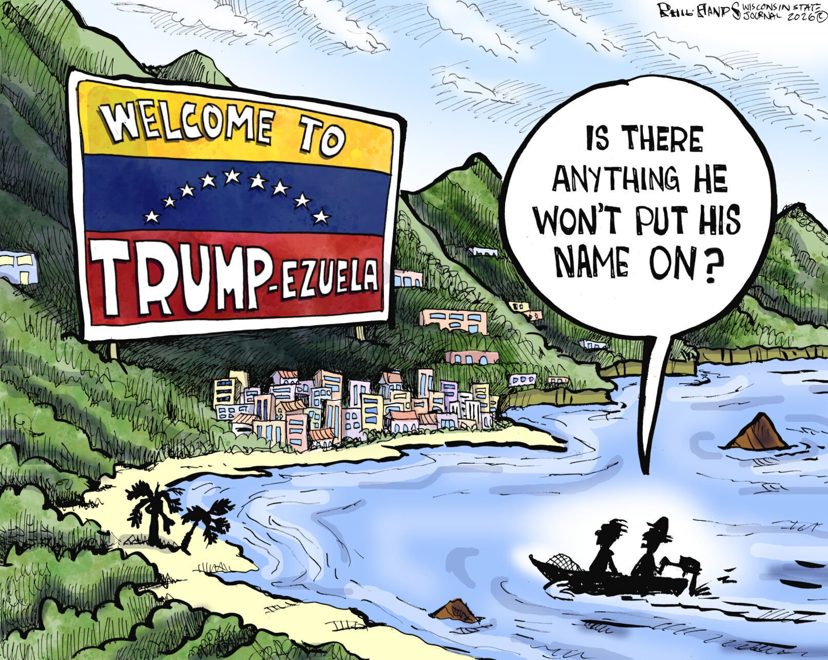 12 political cartoons venture into the Venezuelan incursion