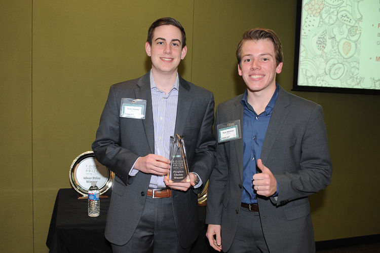 Student startup business wins People's Choice Award in Food+City Challenge