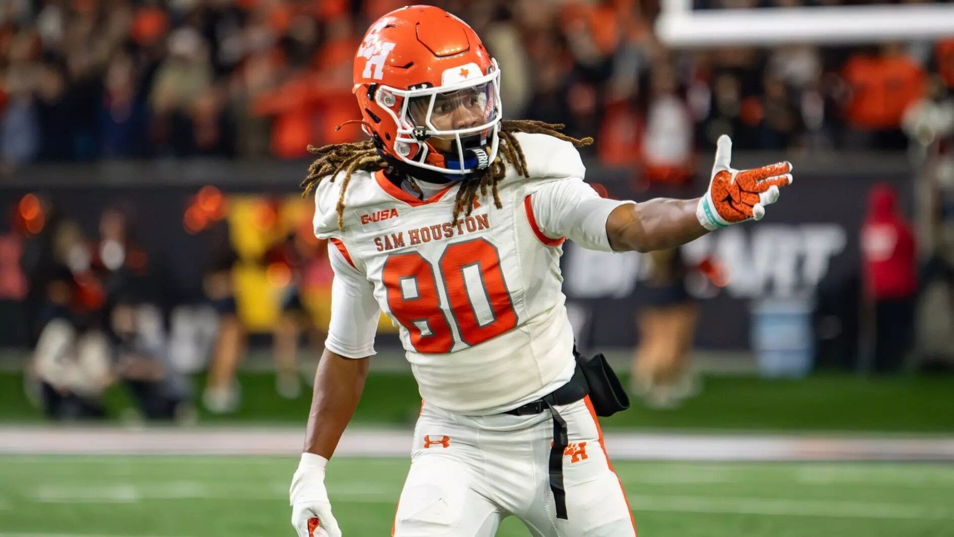 Transfer Burns lone Bearkat to earn conference honors
