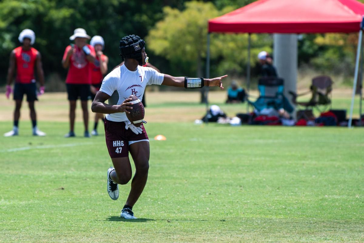 Hearne QB Keyshawn Langham discusses Eagles' run at state 7-on-7