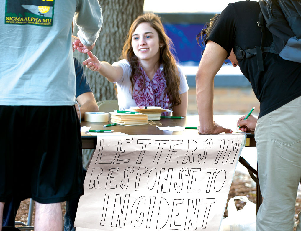 Aggies gather letters of apology for students subjected to racial slurs