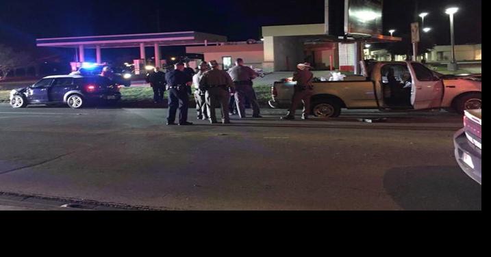 Two-county police chase ends in wreck near Sul Ross Elementary