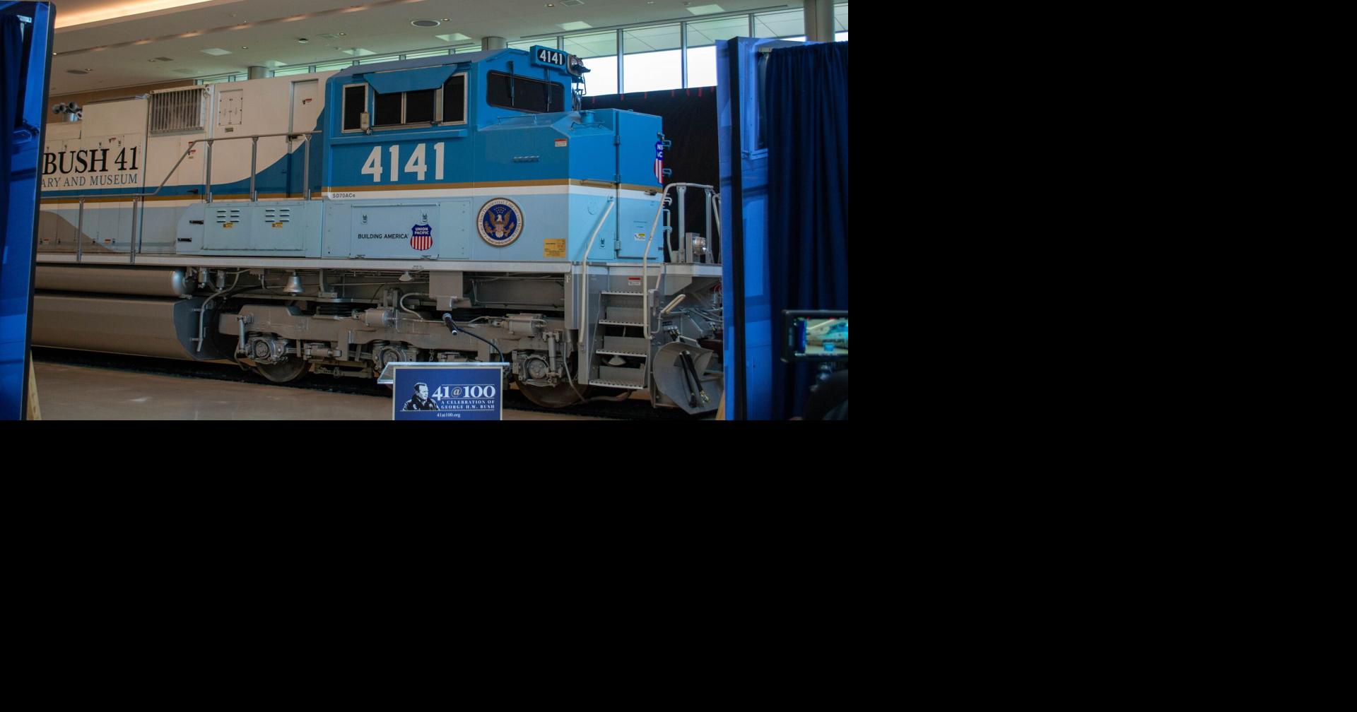 Bush 41 Locomotive unveiled in new exhibit