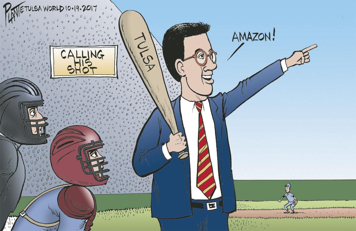 Bruce Plante Cartoon: G.T. at the plate